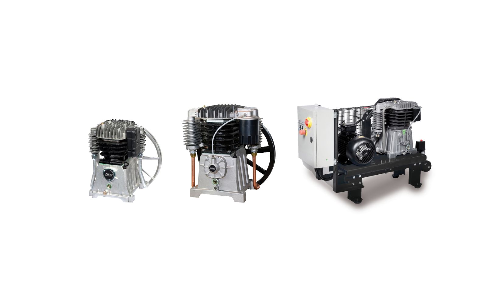 Piston air compressors